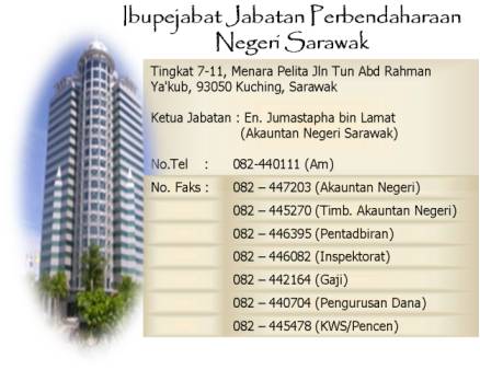 Hubungi Kami - Laman Web Jabatan Perbendaharaan Negeri Sarawak